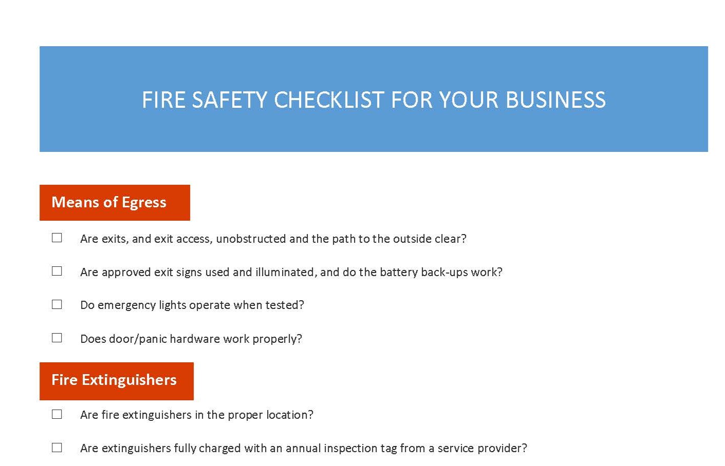 Fire Safety Inspections (Business/Commercial) | Lehigh Acres Fire ...